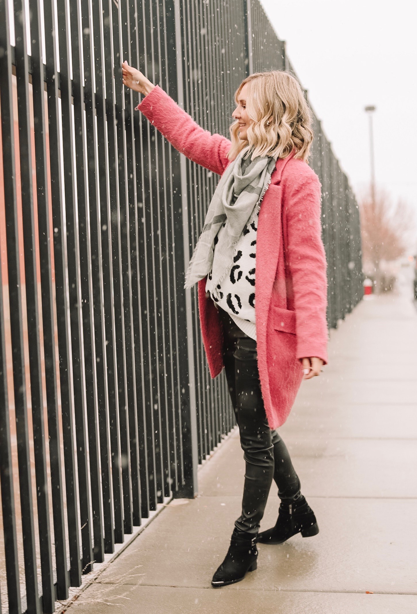 2 faux leather looks for Valentine's Day - Stripes in Bloom